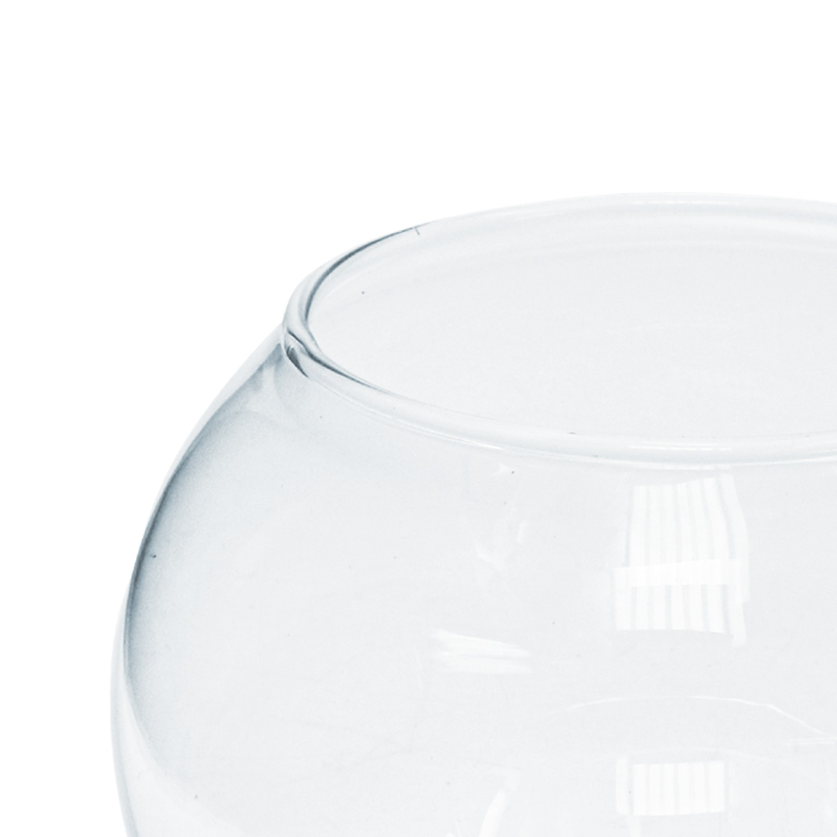 Floristik24.co.uk Ball Vase Glass Mini Vase Round Glass Deco H8cm Ø7cm