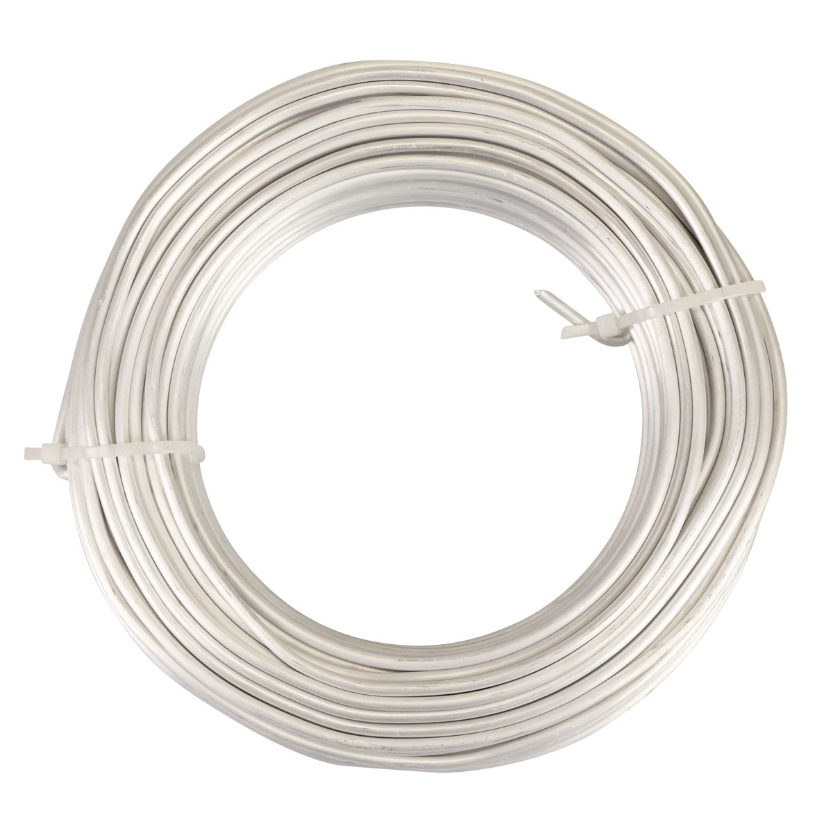 Floristik24.co.uk Aluminum wire aluminum wire 3mm jewelry wire white ...