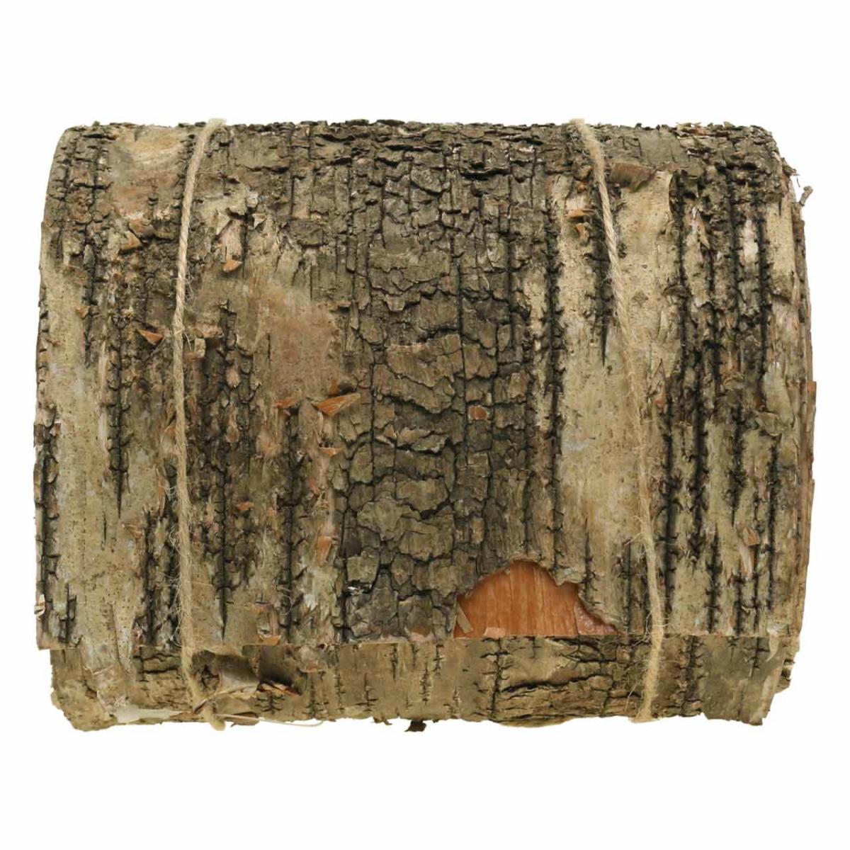Floristik24.co.uk Birch bark roll brown, gray bark for crafts 15×300cm ...