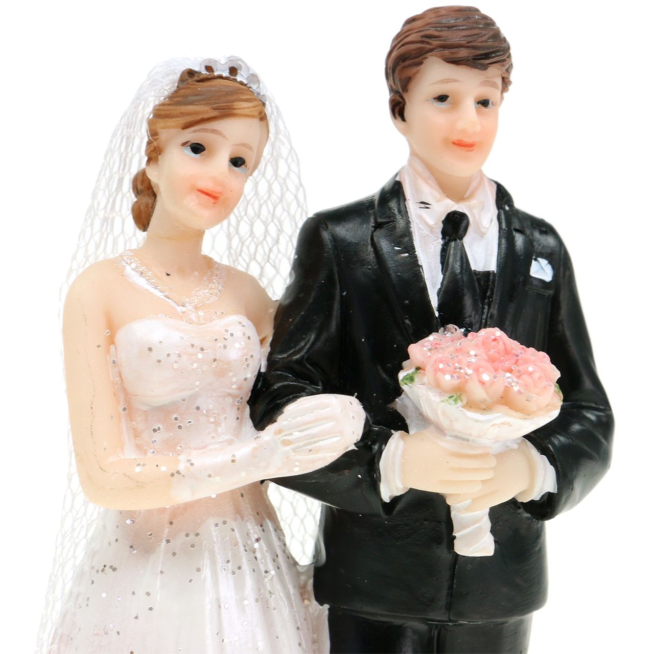 Floristik24.co.uk Bridal couple wedding figure 10cm-521011-010-154