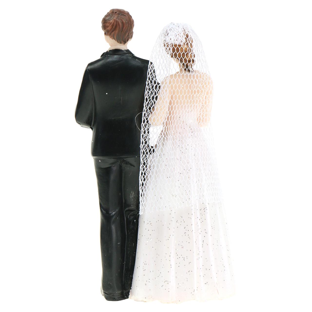 Floristik24.co.uk Bridal couple wedding figure 10cm-521011-010-154