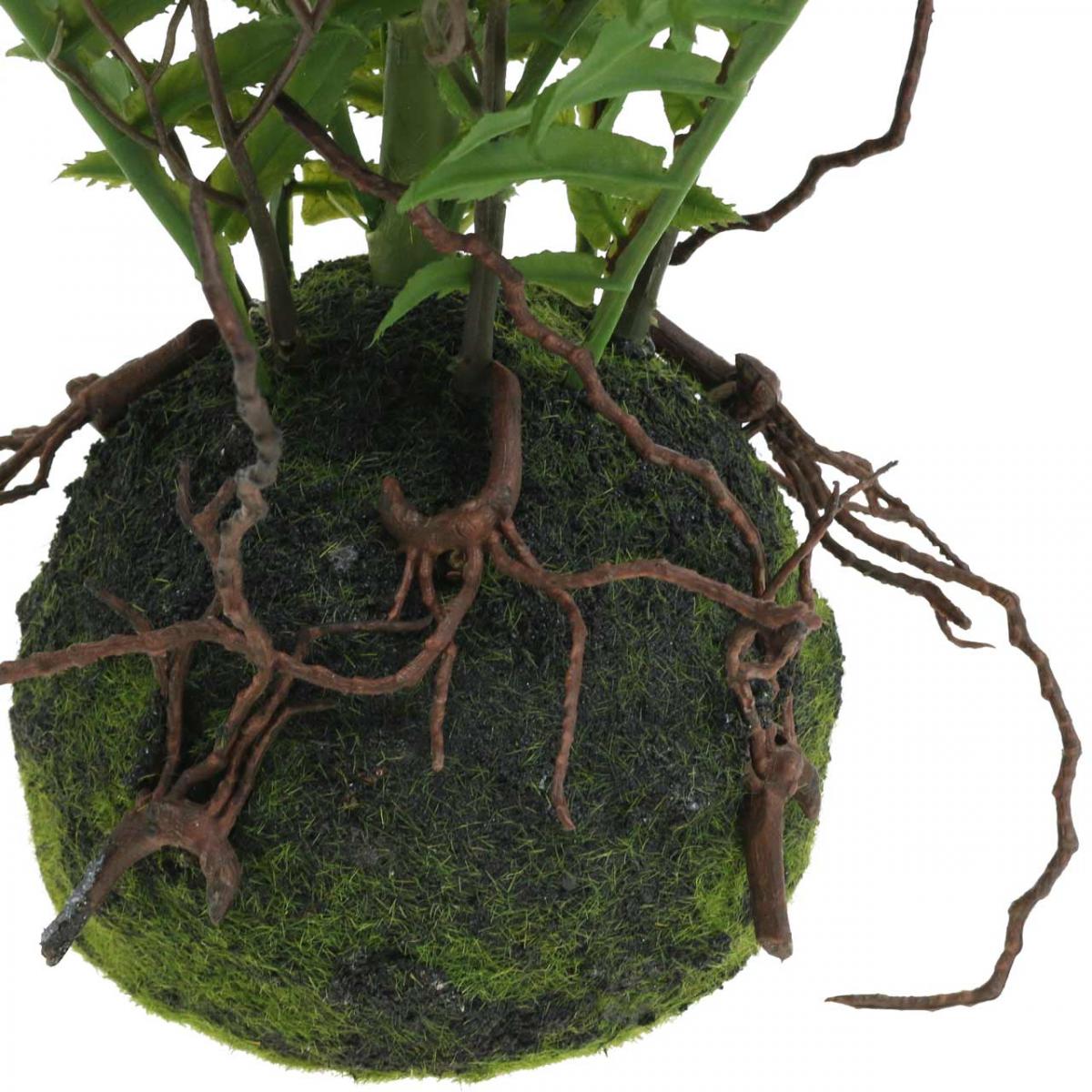 Floristik24.co.uk Artificial Fern with Balls Green Artificial Fern Deco ...