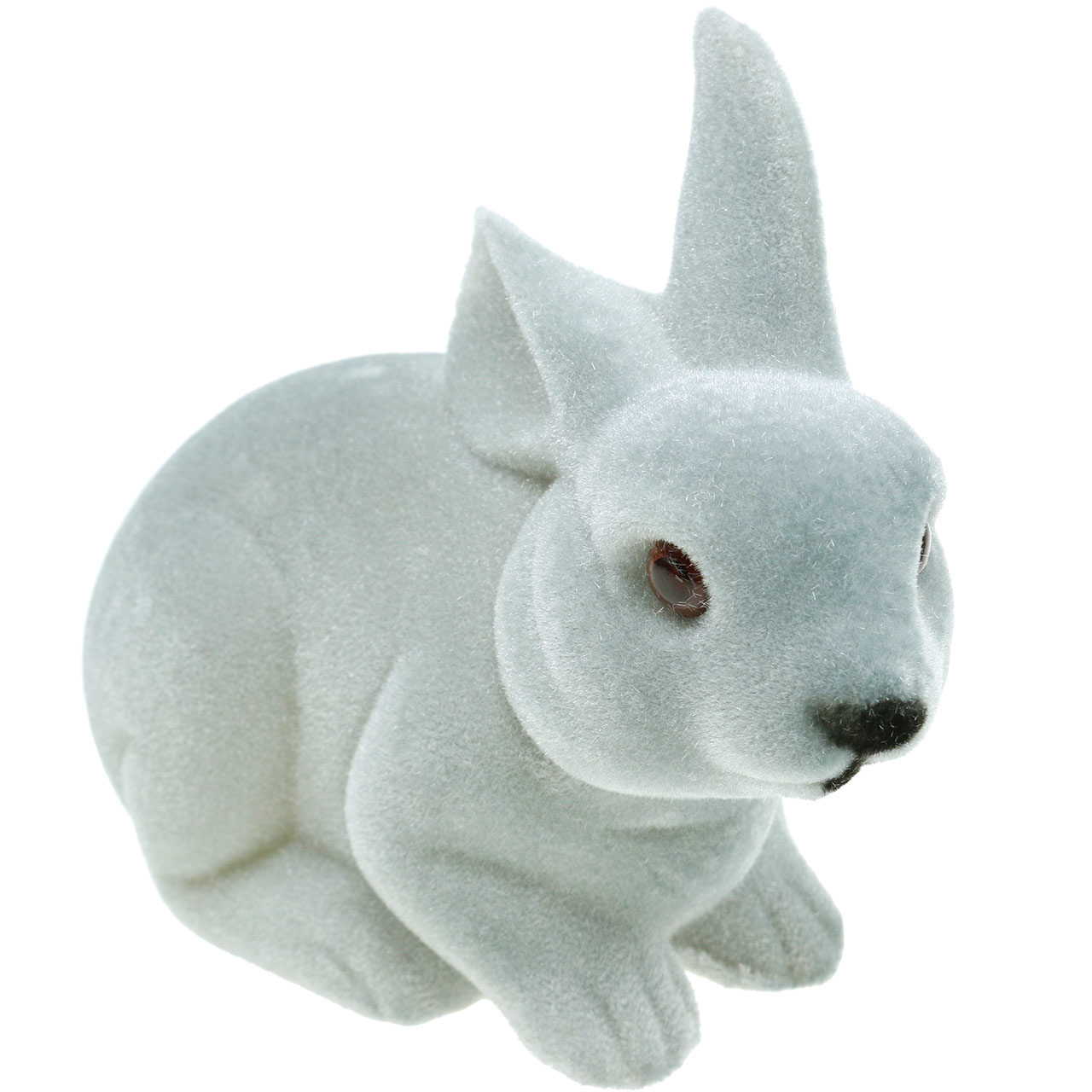 Floristik24.co.uk Deco figure rabbit gray, spring decoration, Easter ...