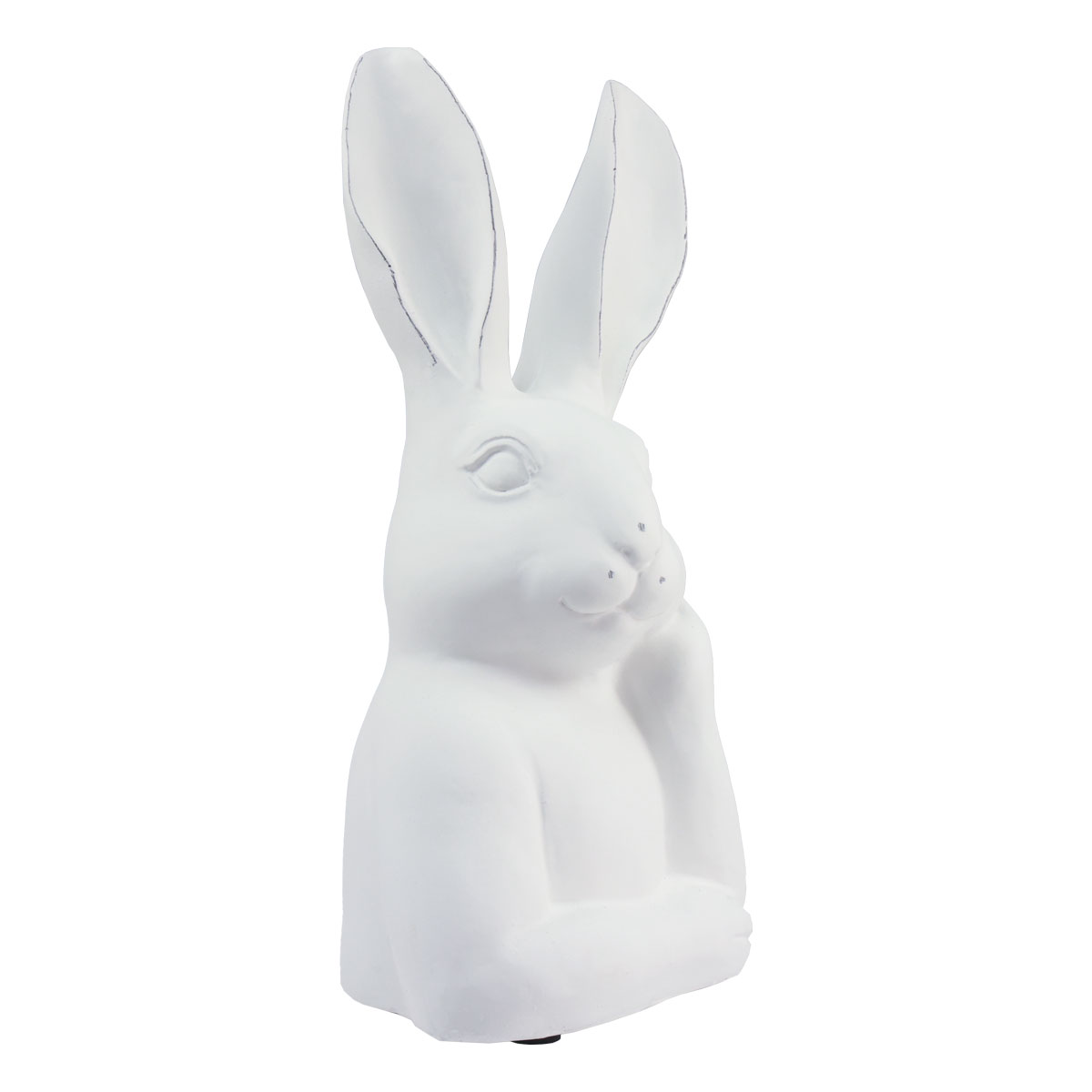 Floristik24.co.uk Rabbit decoration rabbit artificial stone white ...