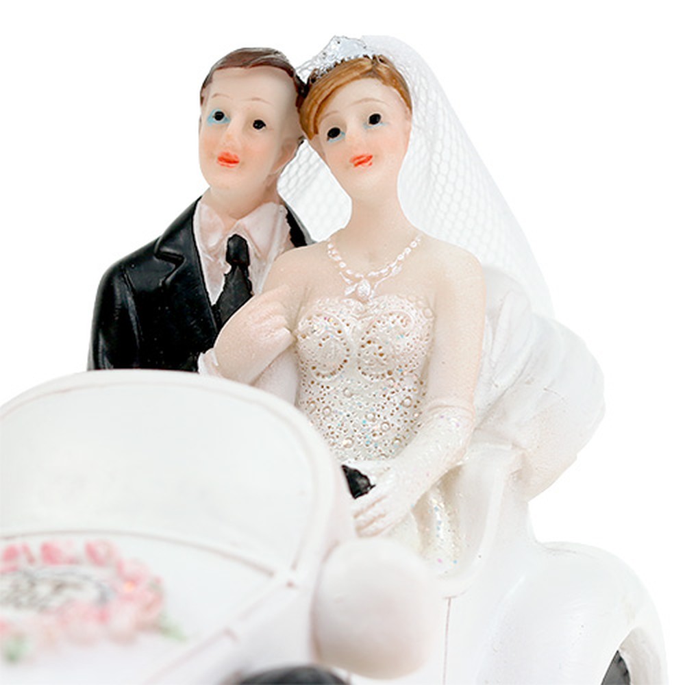Floristik24.co.uk Wedding figure bridal couple in convertible 15cm