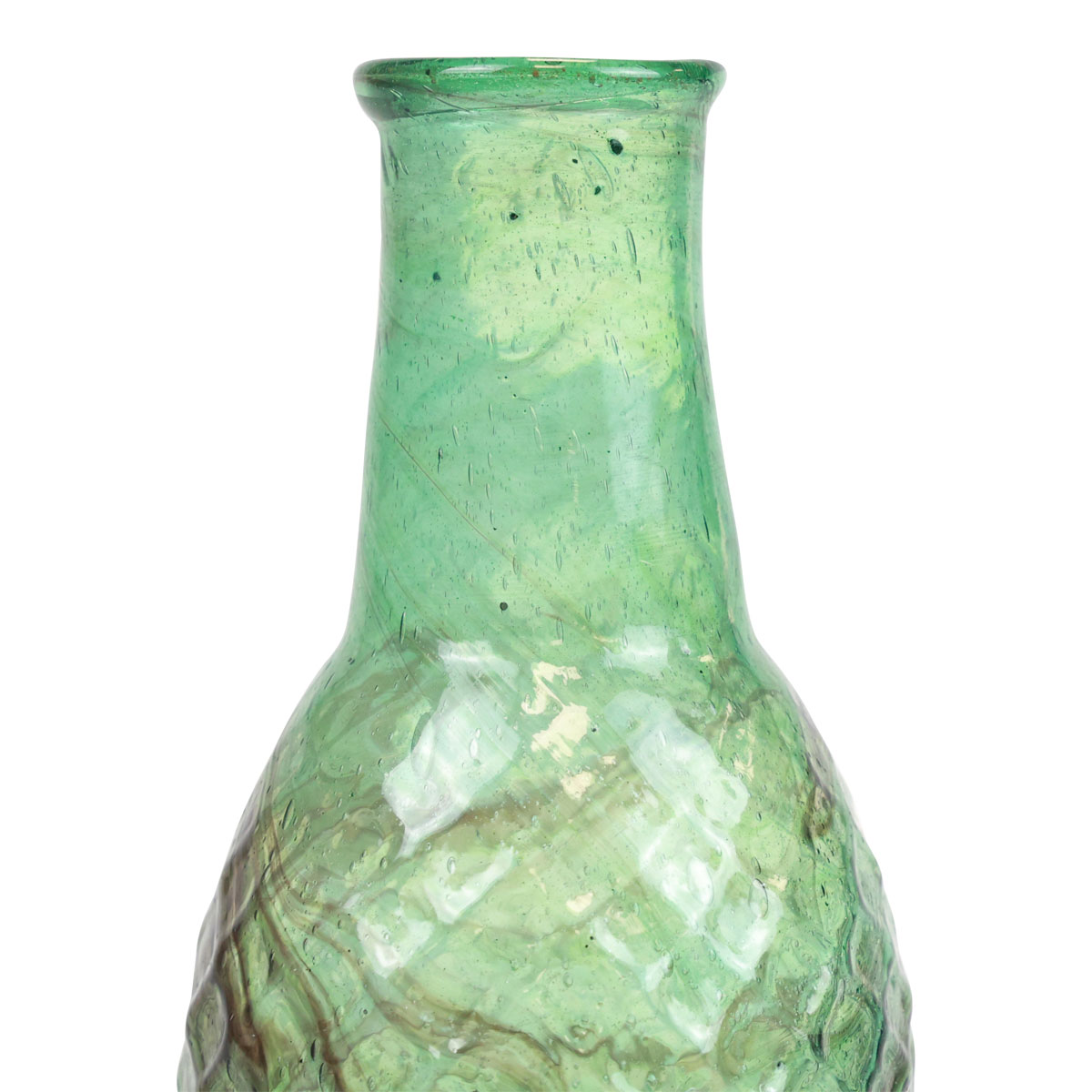 Floristik24.co.uk Mini vase green glass vase flower vase diamonds Ø6cm ...