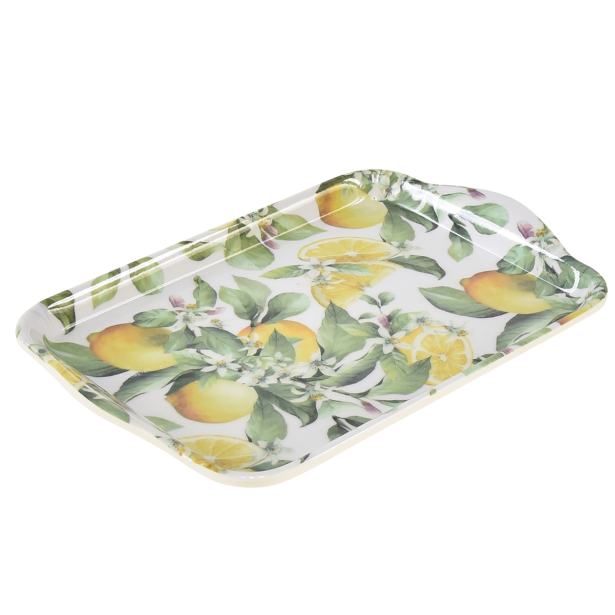 Floristik24.co.uk Tray lemons table decoration summer melamine 21x13x1 ...