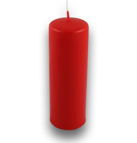 Floristik24.co.uk Pillar candles 150/50 12pcs. ruby